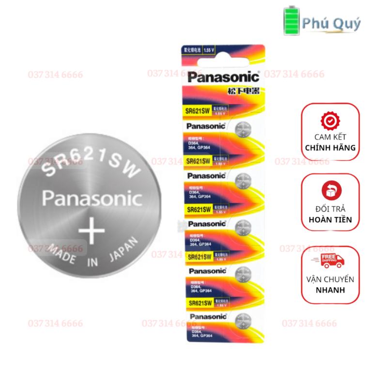 Pin cúc áo CR2032 Panasonic Lithium 3V vỉ 1 viên – Pin Panasonic